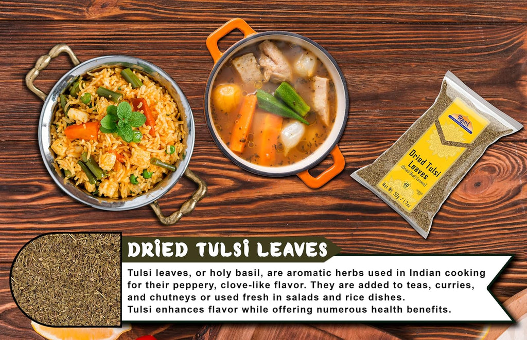 Rani tulsi leaves for soothing tea