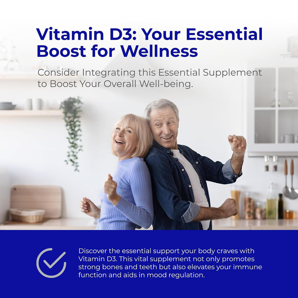 RAPHA HEALTH Vitamin D3 supports bone health