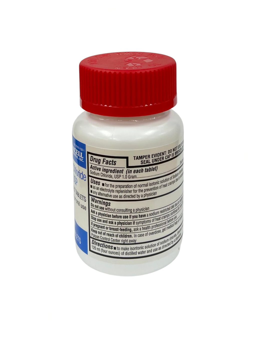 Rapid rehydration sodium chloride tablets