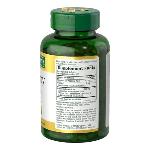 Rapid release cranberry capsules for immunity