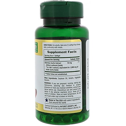 rapid release garlic softgels