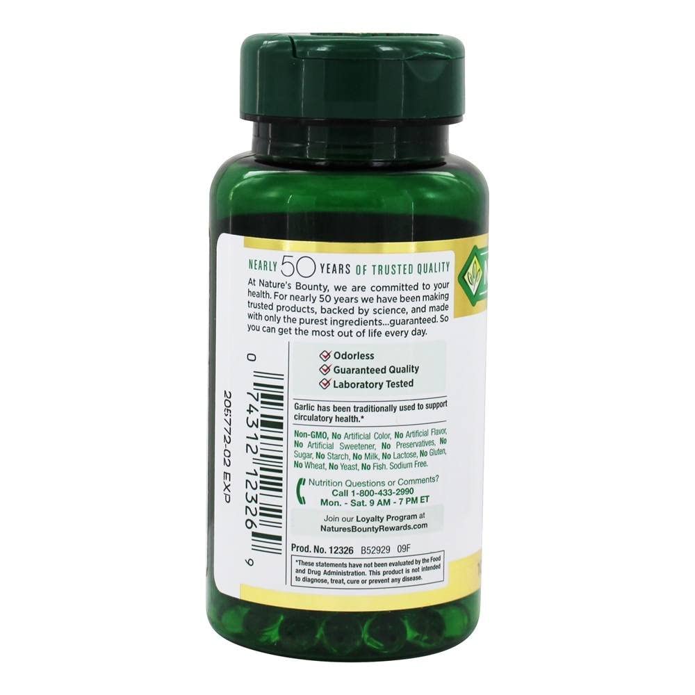 rapid release garlic softgels