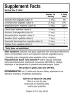 rare trace minerals supplement tablets