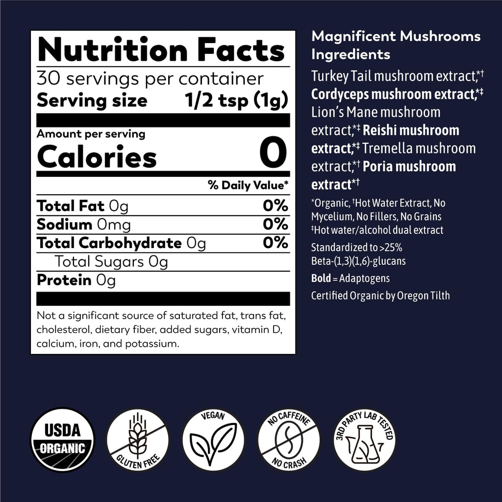 Rasa Magnificent Mushrooms for smoothies