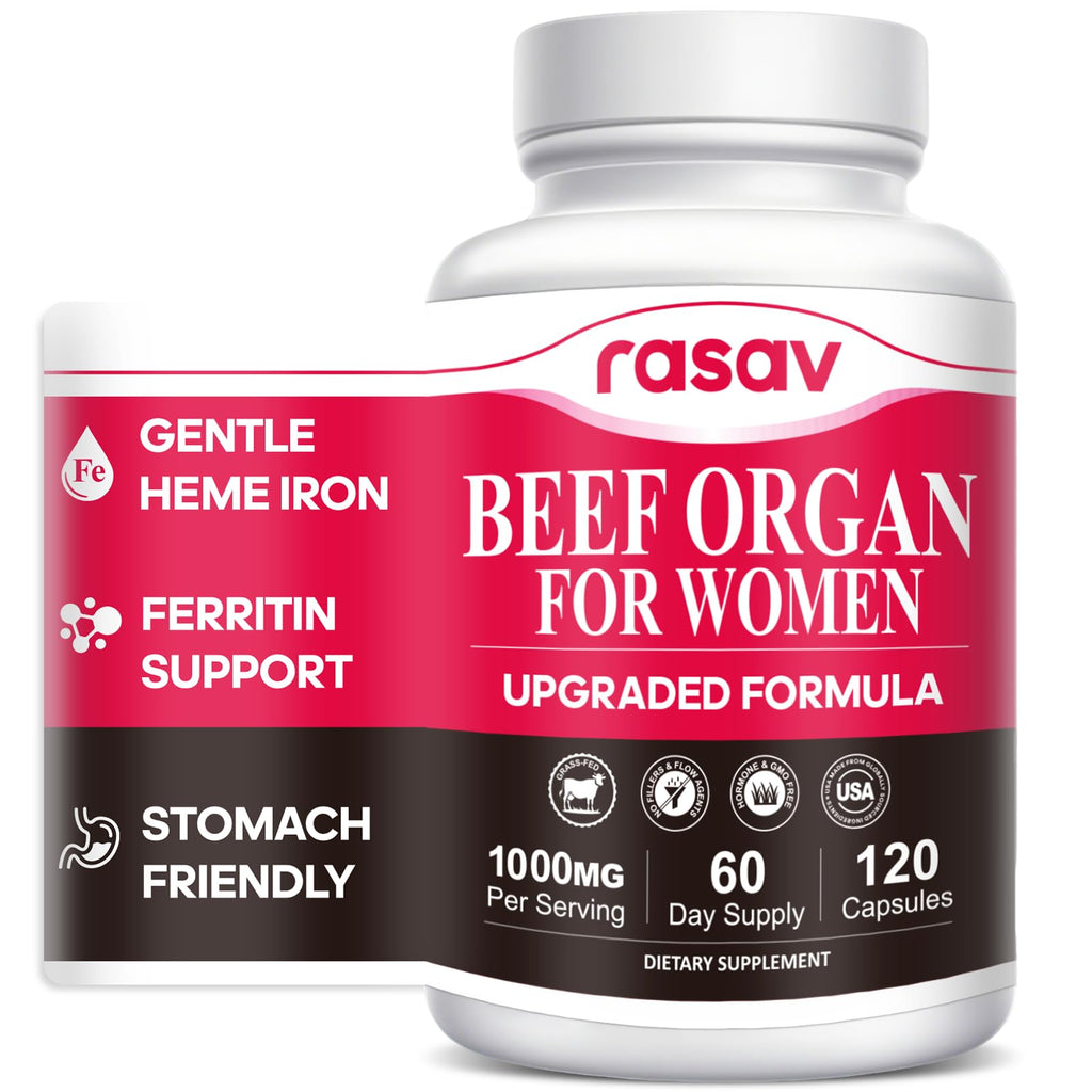 Rasav beef organ supplement capsules