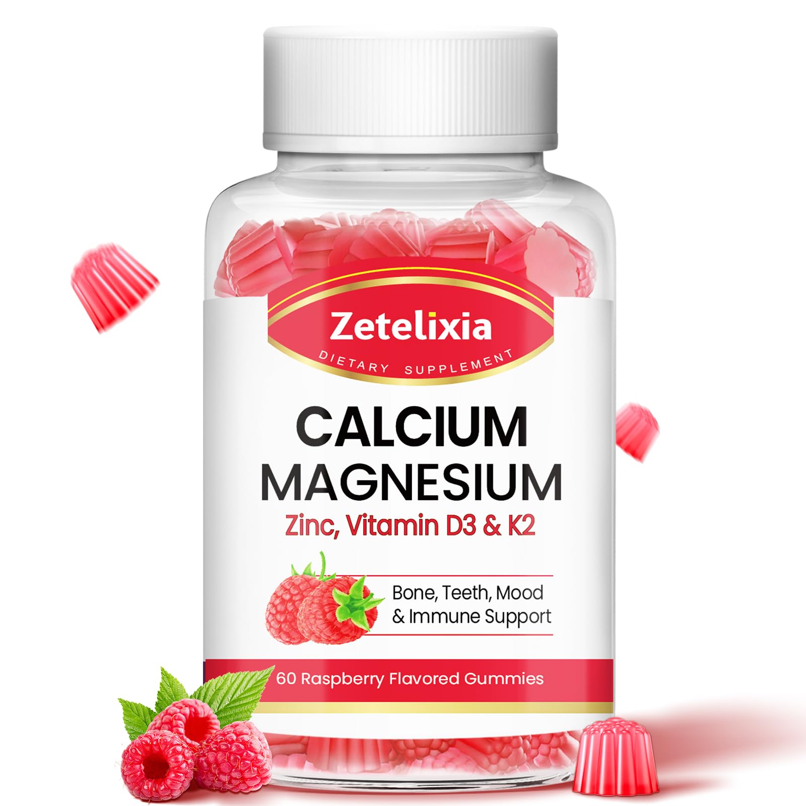raspberry calcium magnesium gummies