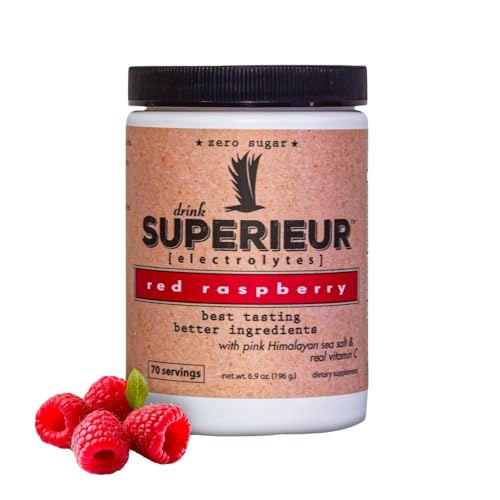 Raspberry electrolyte powder for digestion
