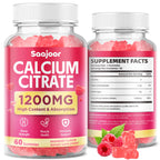 raspberry flavour calcium citrate gummies