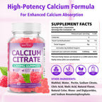 raspberry flavour calcium supplement for kids