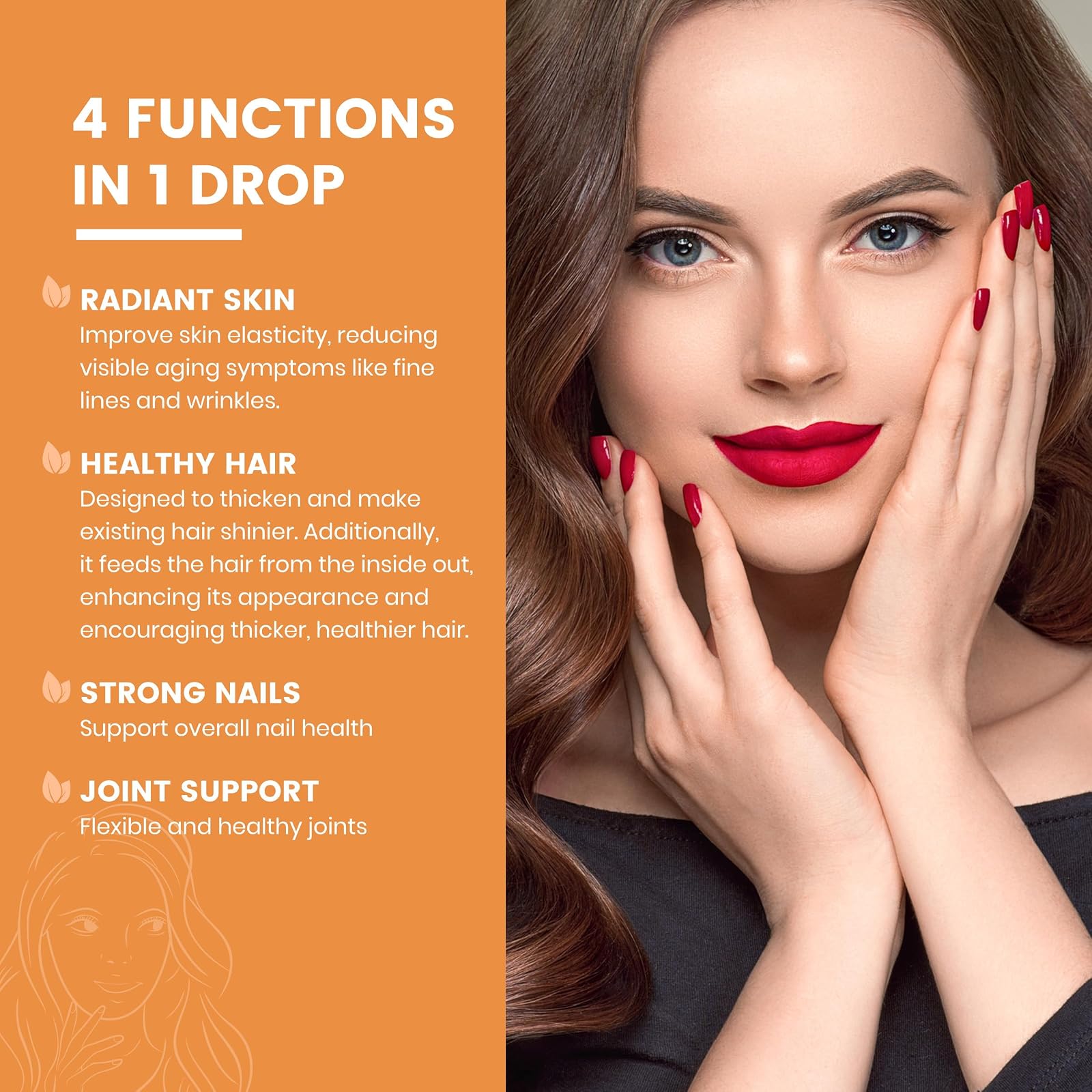raspberry flavour collagen drops