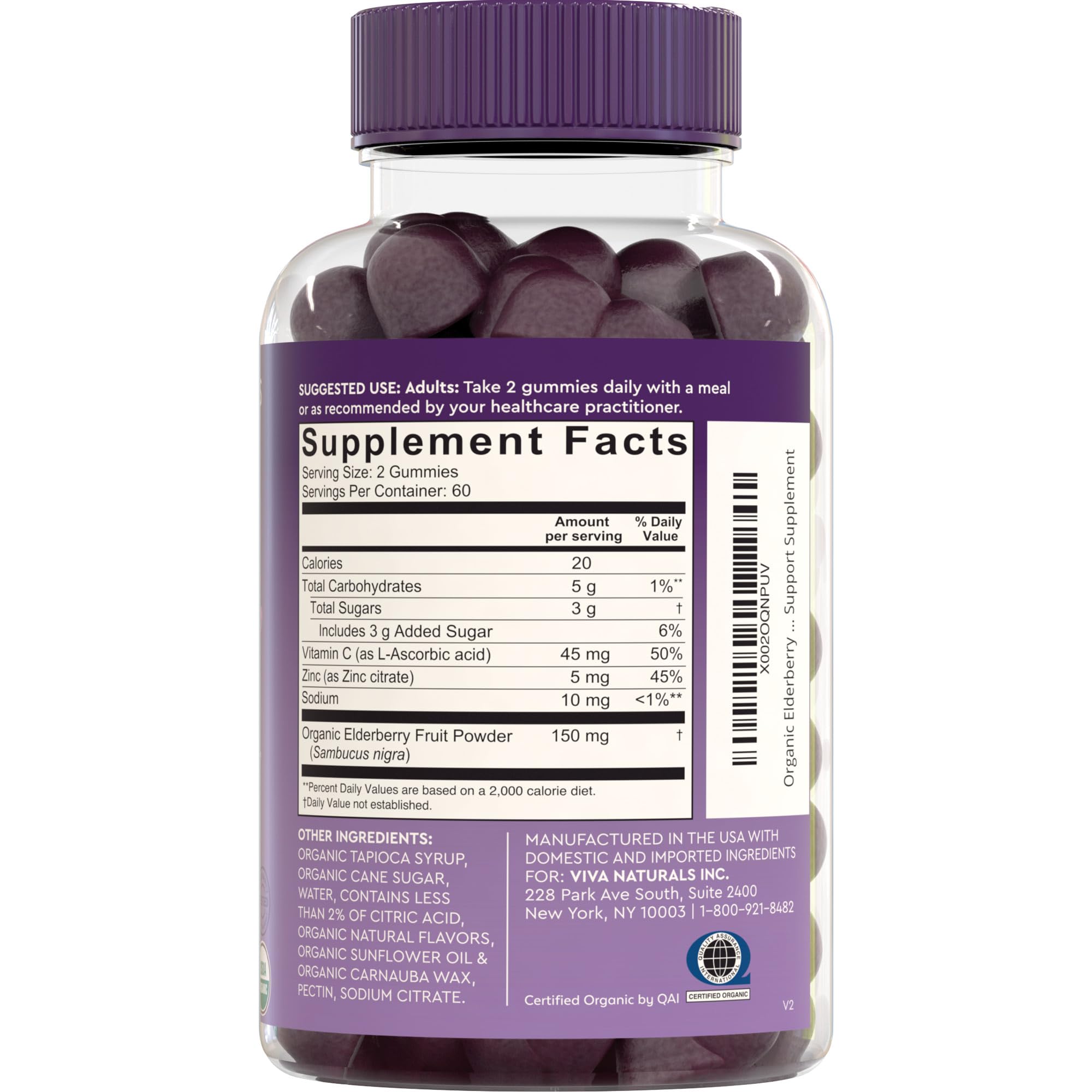 raspberry flavour elderberry gummies for kids