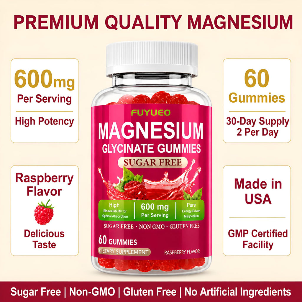 raspberry flavour magnesium chewables