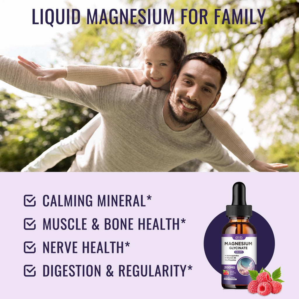 raspberry flavour magnesium drops