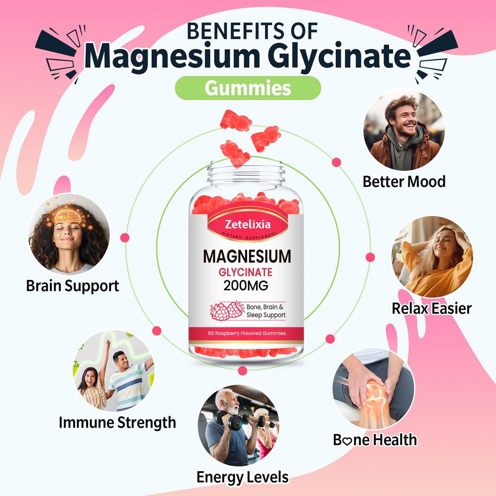 raspberry flavour magnesium supplement