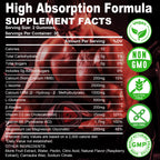 Raspberry flavour multivitamins for energy boost
