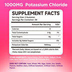 raspberry flavour potassium chloride supplements
