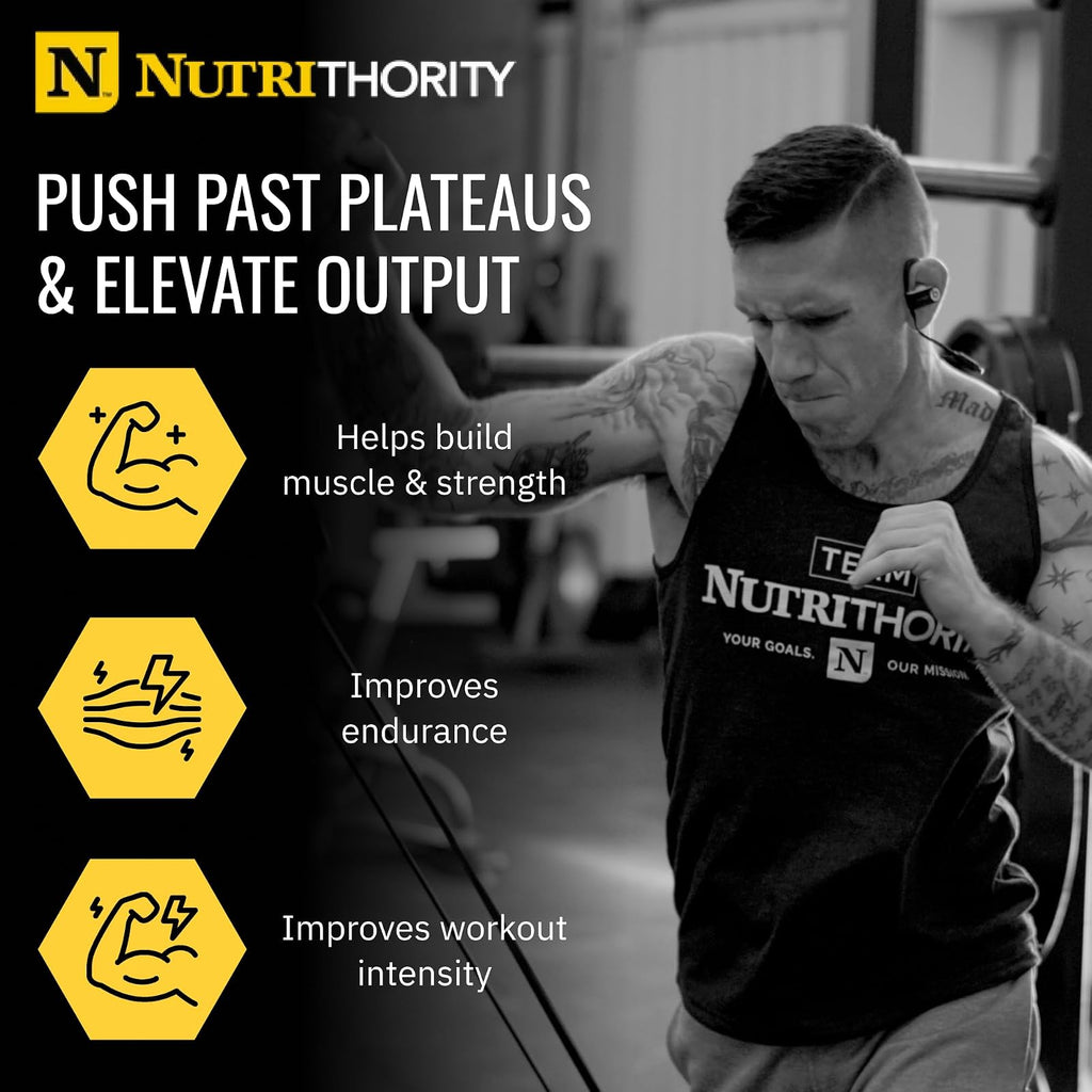 Raspberry flavour pre workout drink