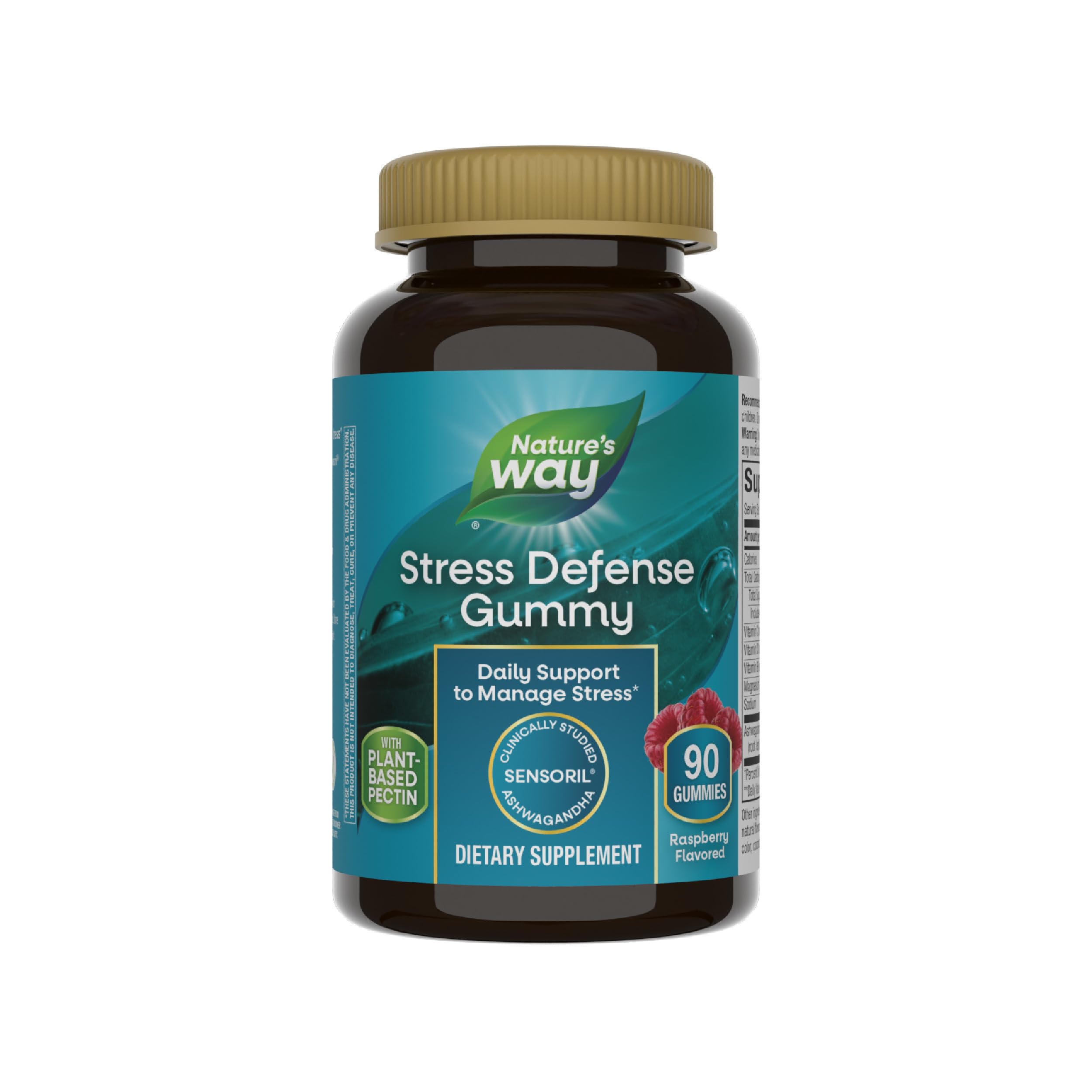 Raspberry flavour stress relief supplements