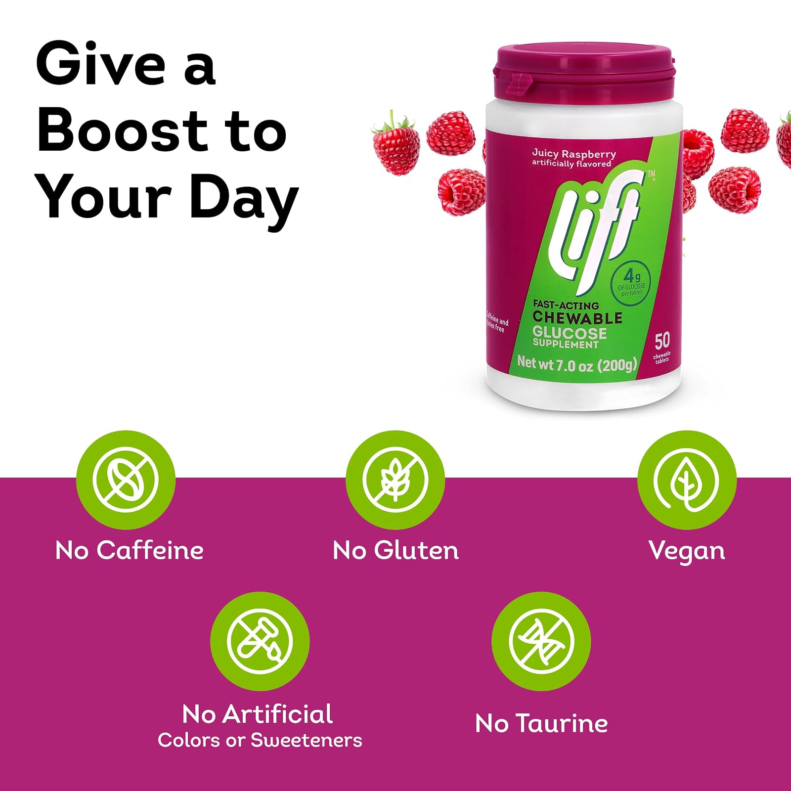 raspberry flavour vitamin B supplement