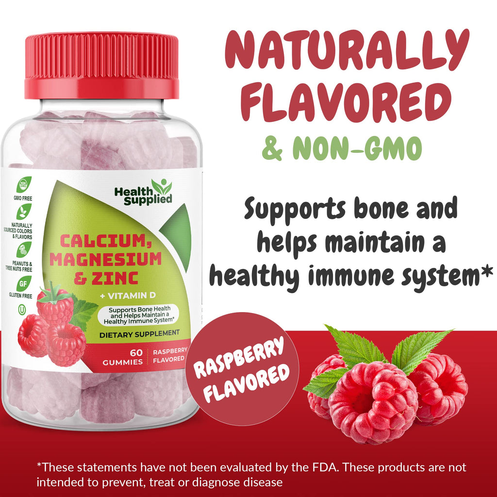raspberry flavoured calcium supplement