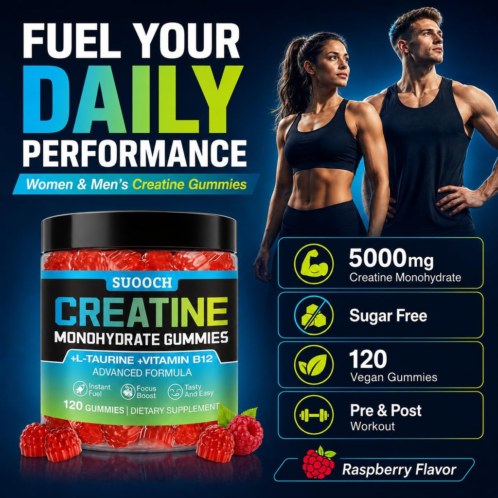 Raspberry flavoured creatine monohydrate
