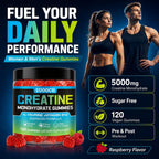 Raspberry flavoured creatine monohydrate