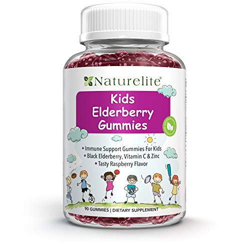 Raspberry flavoured elderberry supplements
