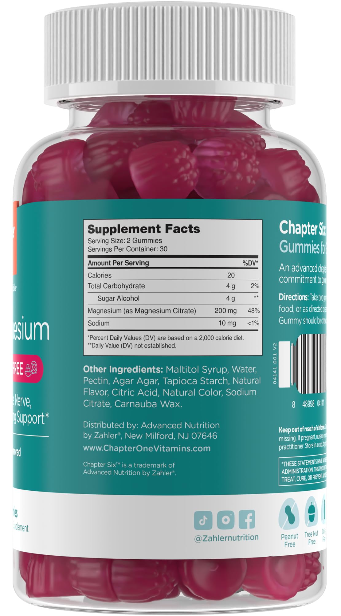raspberry flavoured magnesium gummies