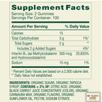 Raspberry flavoured vitamin supplements
