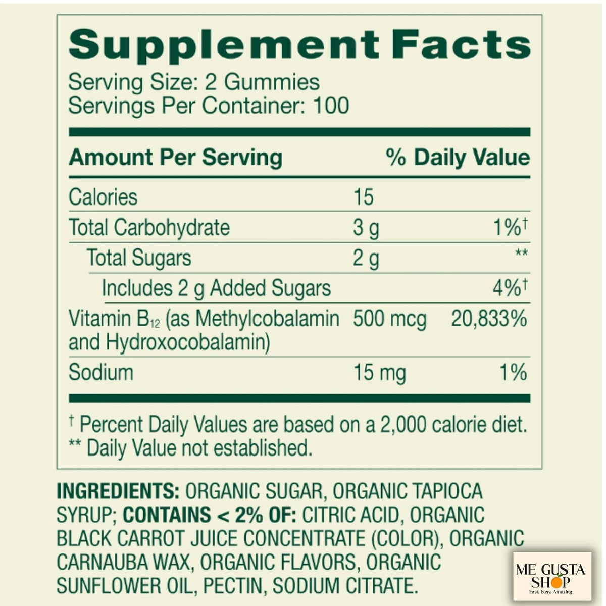 Raspberry flavoured vitamin supplements