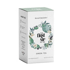 Raspberry green tea pyramid sachets
