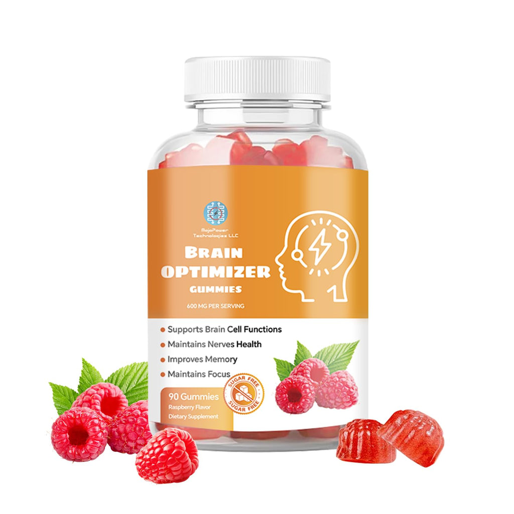 Raspberry gummies brain supplement