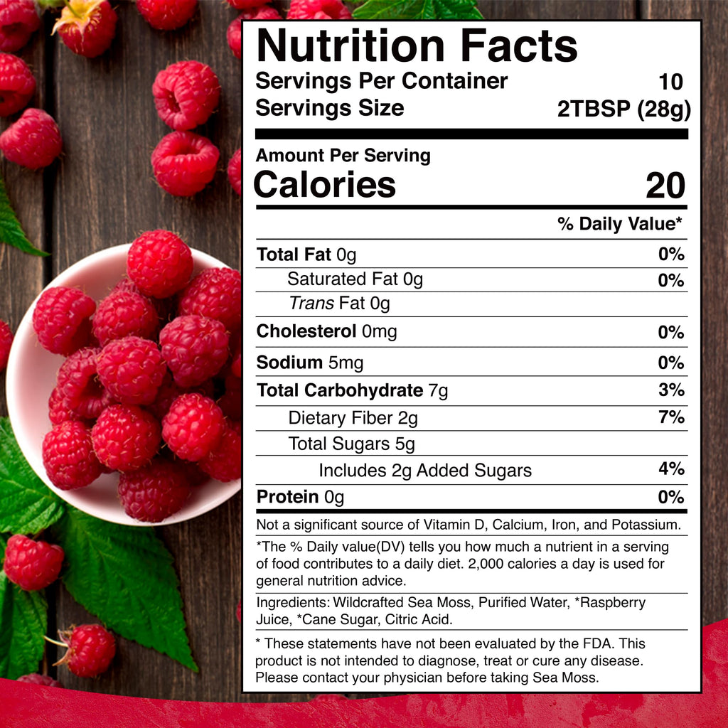 Raspberry infused health supplement