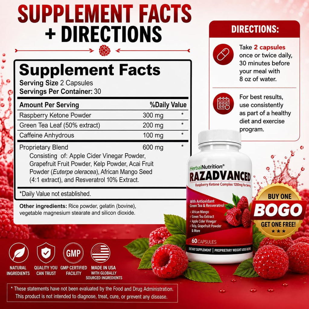 Raspberry Ketones Complex for fitness goals