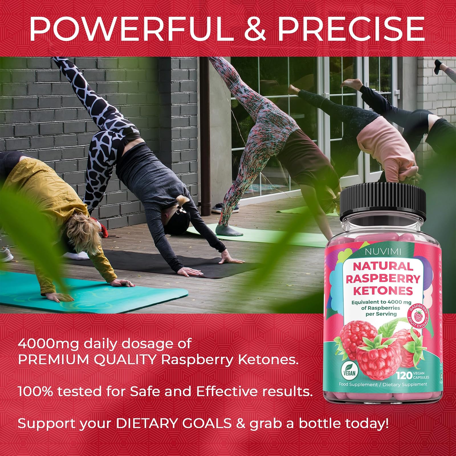 Raspberry Ketones fruit extract supplement