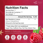 Raspberry leaf chamomile tea blend