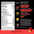 Raspberry lemon electrolyte drink mix