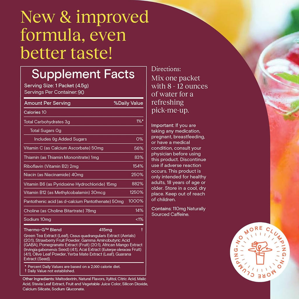Raspberry Lemon energy drink mix