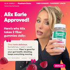 Raspberry lemon fiber gummies for gut health