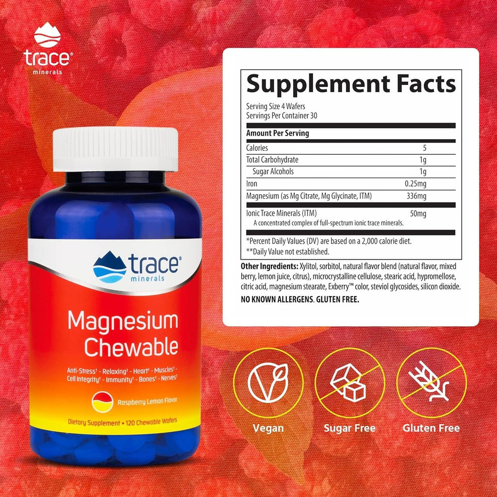 raspberry lemon flavour magnesium tablets