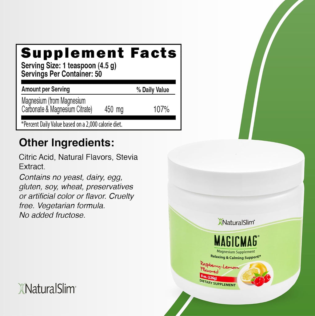 Raspberry lemon magnesium for better sleep