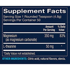 Raspberry lemon magnesium powder mix