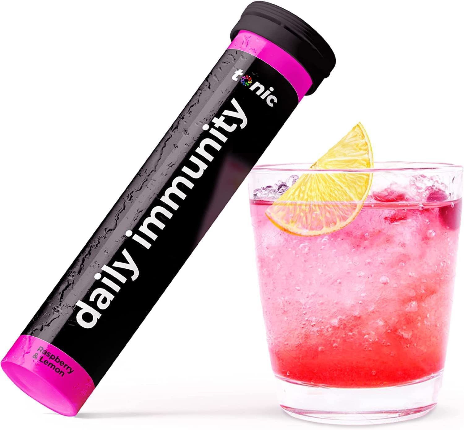 Raspberry & Lemon vitamin D supplements