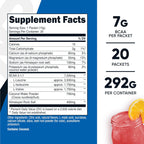 Raspberry lemonade BCAA drink mix