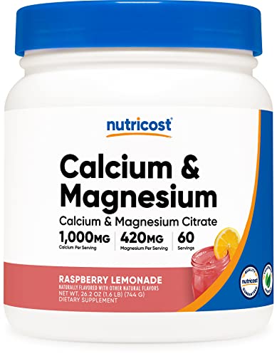 Raspberry lemonade calcium supplement mix