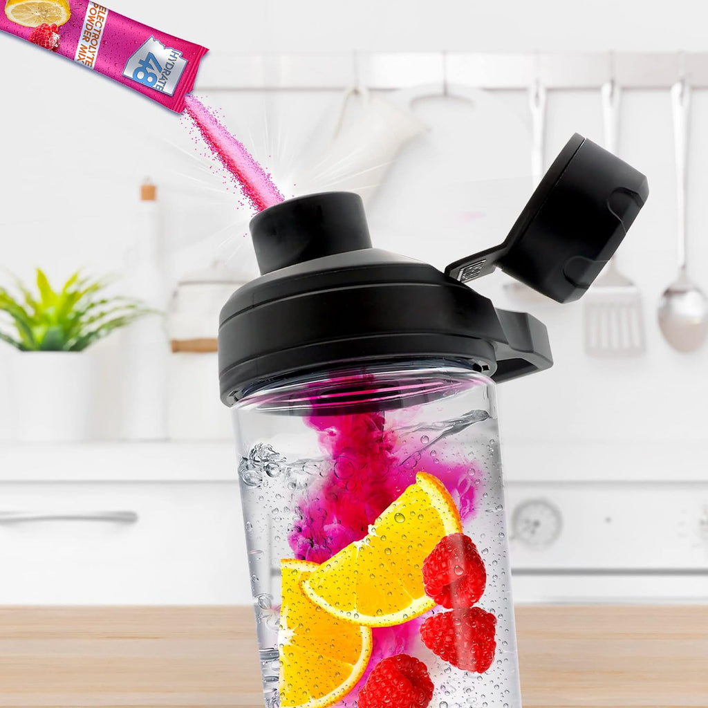 Raspberry lemonade electrolyte drink mix