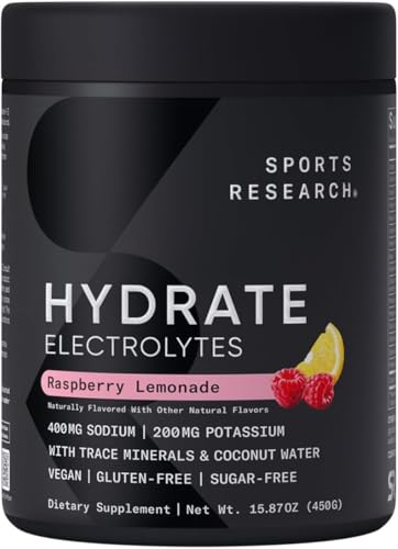 Raspberry lemonade electrolyte powder