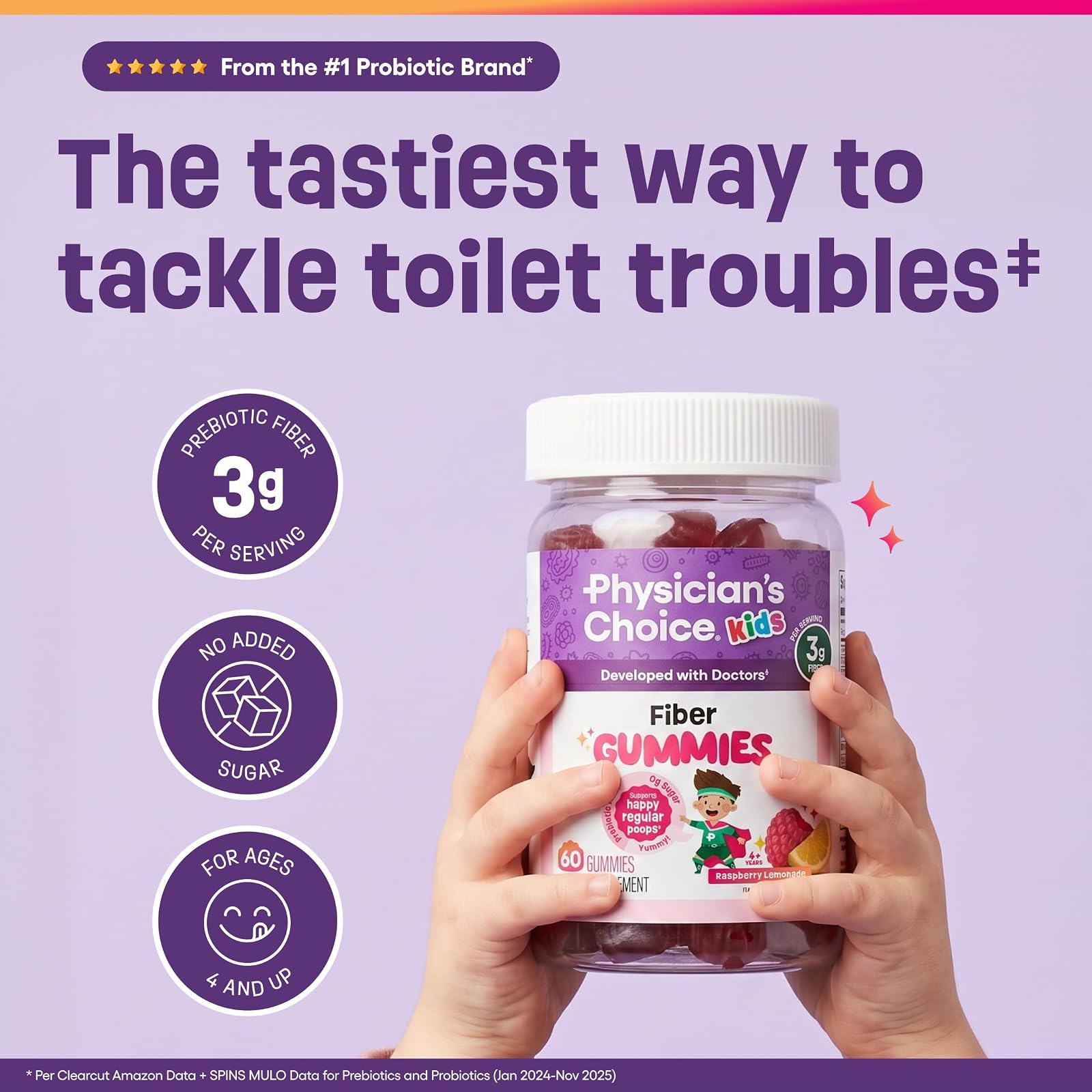 raspberry lemonade flavour fiber supplement