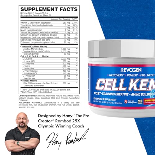 Raspberry lemonade flavoured creatine powder