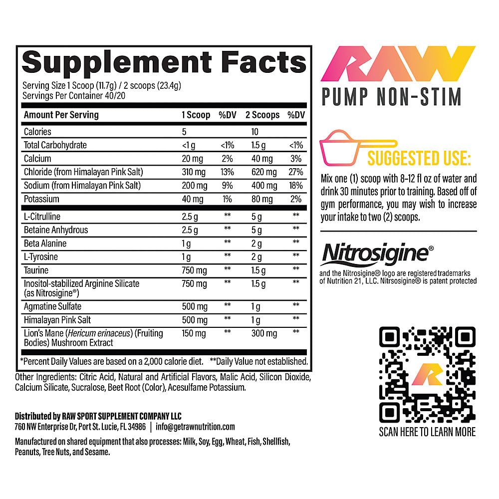 Raspberry Lemonade pre workout supplement